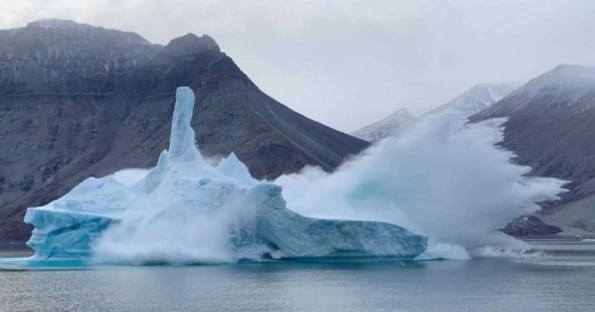 Global Warming Causing Fast Melting Of Ice Bergs