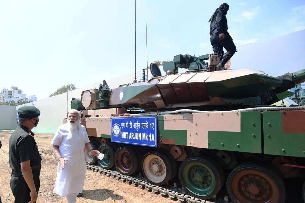 Main Battle Tank Arjun Mark 1 In Joins Army
