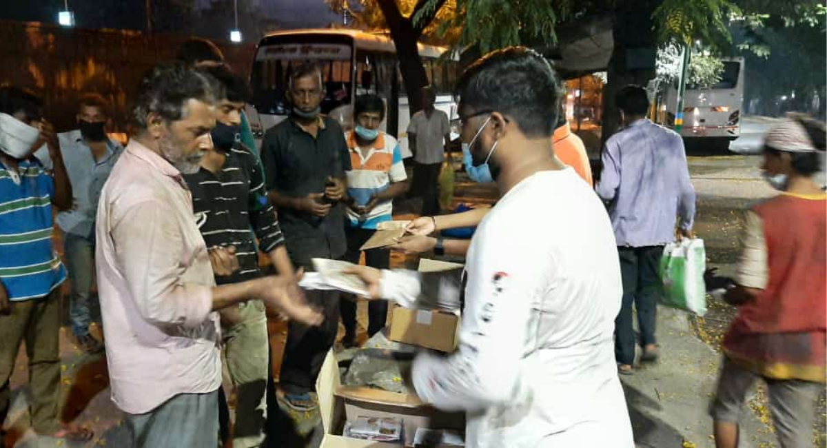Rss Swayamsevaks Celebrated Roti Day On The Occasion Of Holi