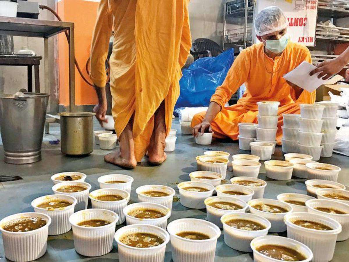 Iskcon Is Providing Food Free Of Cost To Needy In Covid