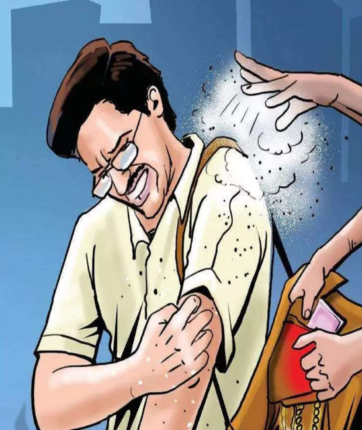 Robbers Using Itching Powder And Soggy Biscuits To Rob