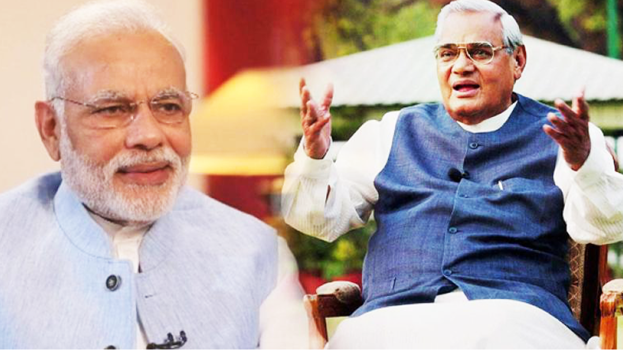 Pm Narendra Modi Pays Tribute To Atal Bihari Vajpayee