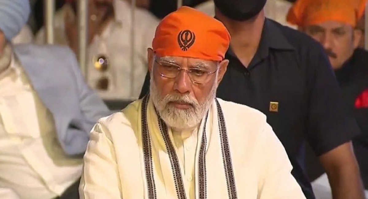 Pm Narendra Modis Presence At Guru Tegh Bahadurs Prakash Parva