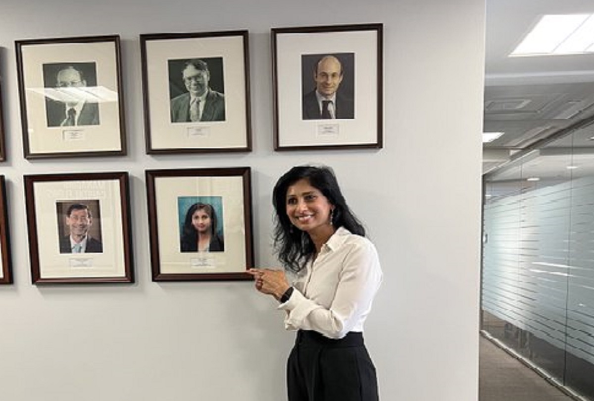 Geeta Gopinath Is The First Woman Economist To Appear On The Imf Wall