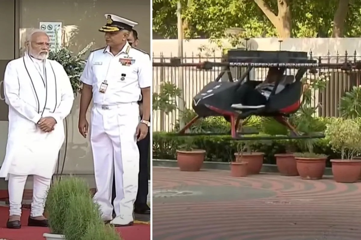 Indias 1st Passenger Drone Built For Indian Navy