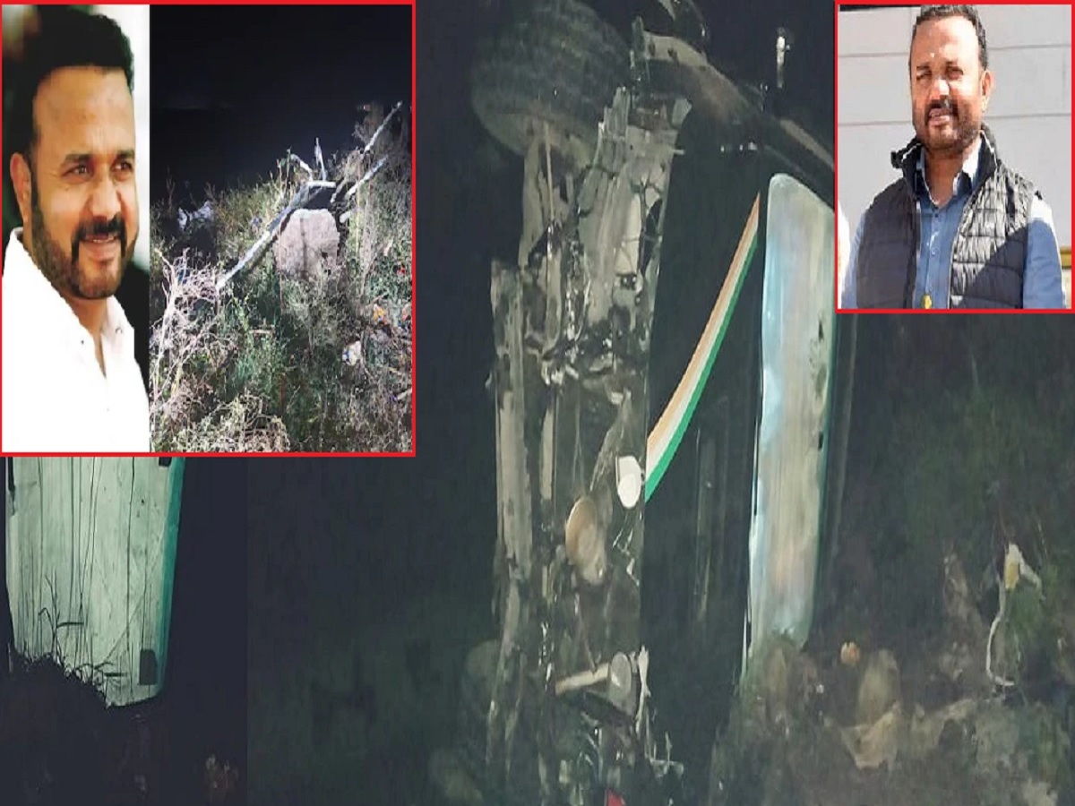 Car Accident Of Bjp Mla Jayakumar Gore