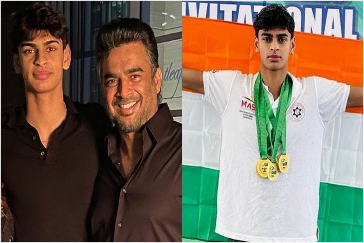 Vedaant Madhavan Wins 5 Gold Medals For India In Swimming