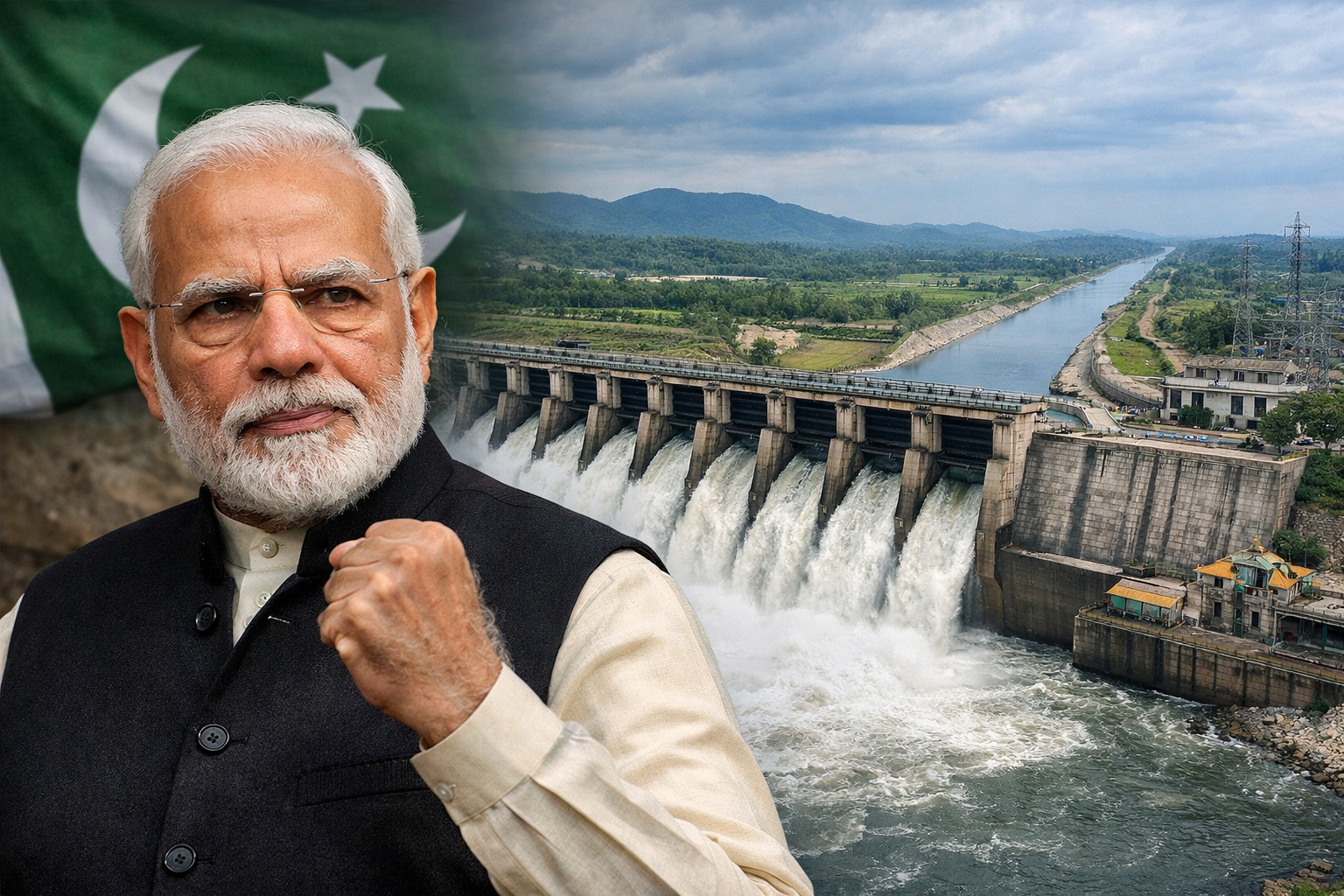 Modis Water Strike On Pakistan Shahpur Kandi Dam Project