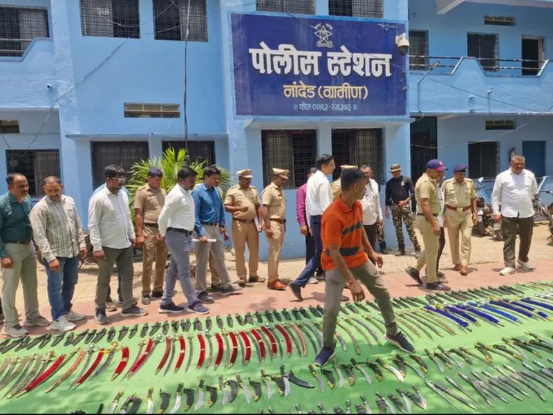 Almost 43 Lakh And 5 Thousand Illegal Arms Seized In Nanded
